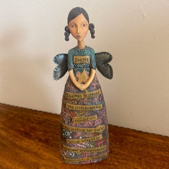 Accents | Vintage Kelly Rae Roberts Decorative Lady Angel Statue With ...